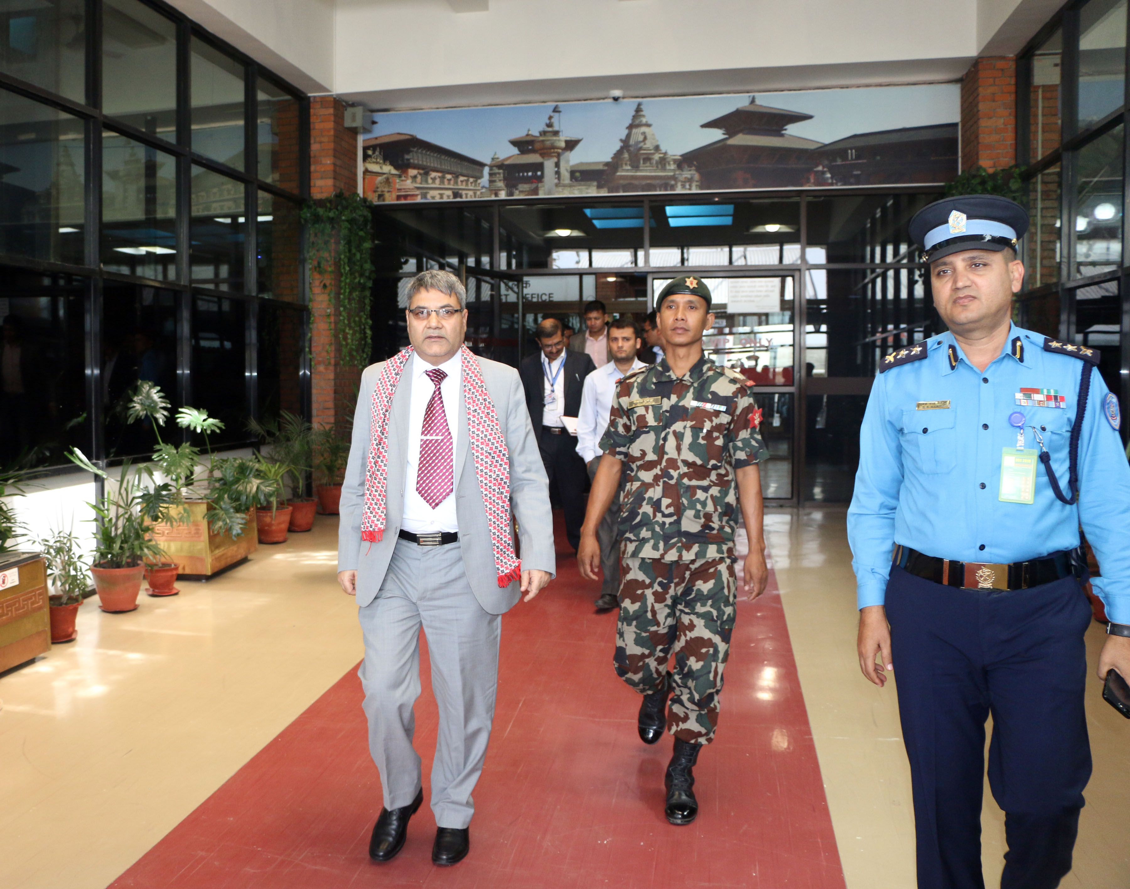 Minister Banskota returns home from South Korea « Dainiki