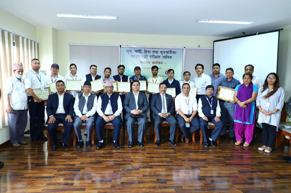 गरगहना परीक्षणमा क्षमता अभिवृद्धि तालीम सम्पन्न « Dainiki